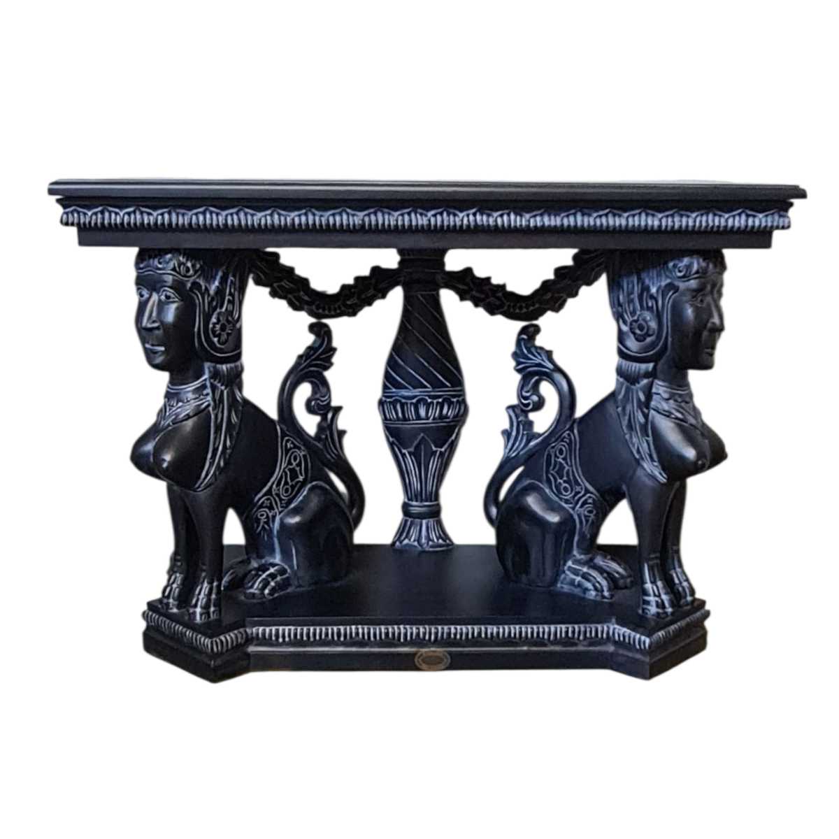 Adeline Lady Dog console Table ☆Black – Vuitton French Company